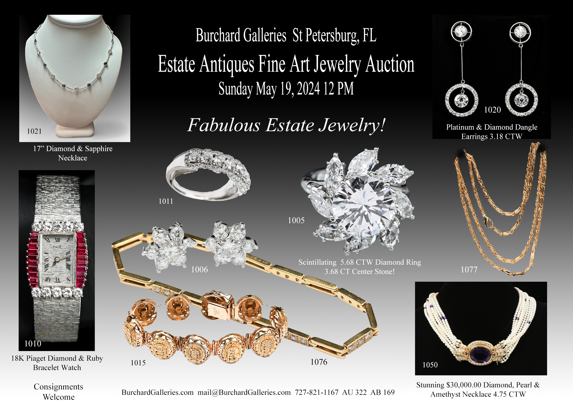 !antique Auction Calendar - Burchard Galleries